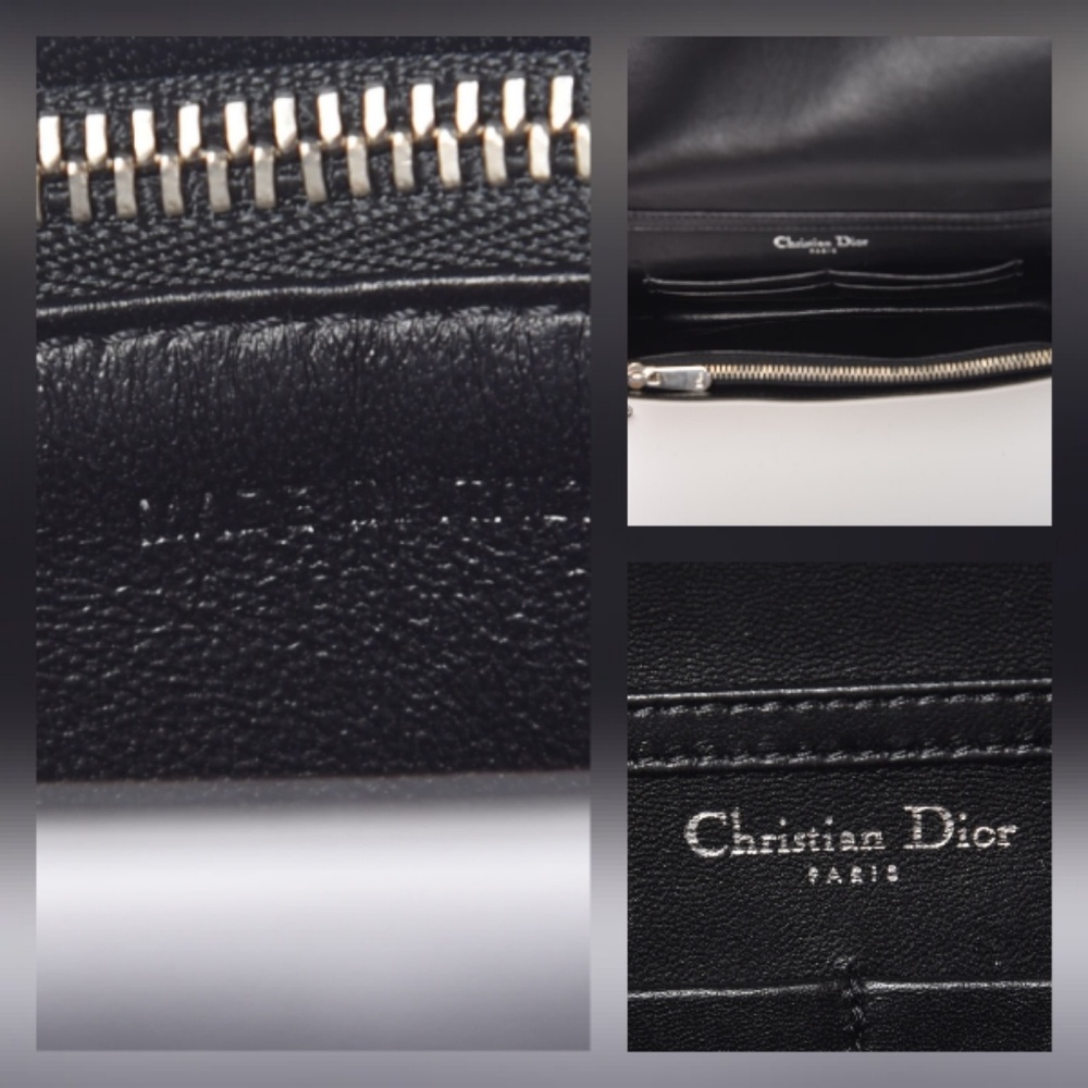 Christian Dior Calfskin Badges Chain White - Gem